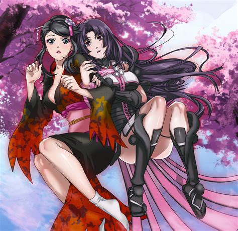 Oichi And Nouhime Sengoku Basara Drawn By Maccyman Danbooru