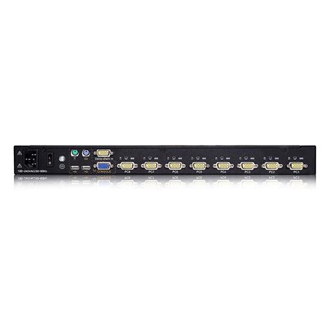 19 Rack Mount Dual Rail 8 Port LCD KVM Switch Kinan High Quality KVM Switch KVM Console