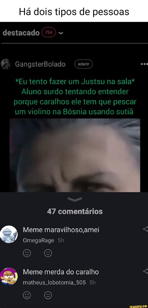 Há Dois Tipos De Pessoas Destacado Gangsterbolado Aderir Eu Tento