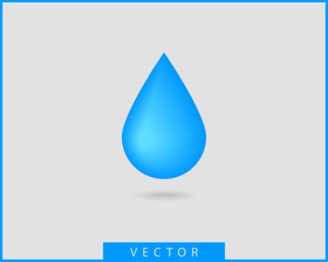 Drop Water Icon Vector Isolated Design Element 11671484 Vector Art At Vecteezy