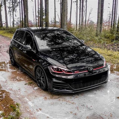Sleek Black Golf Gti
