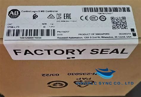 1756 L73 Allen Bradley Controller Controllogix 5570 Controller