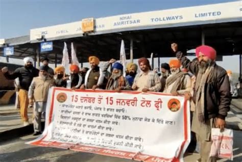 Punjab Farmers To Keep 18 Toll Plazas Closed For A Month From Today