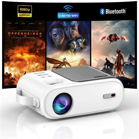 HORLAT Mini Pocket Projector Full HD 1080P Video Android 5G WiFi