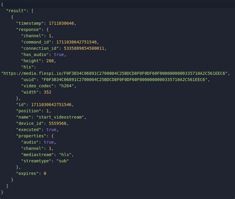 Streamax Device Video Data Via API