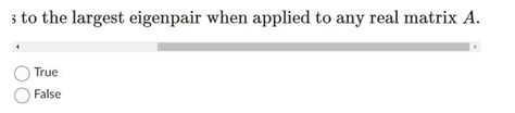 Solved Power Iteration Converges To The Largest Eigenpair Chegg