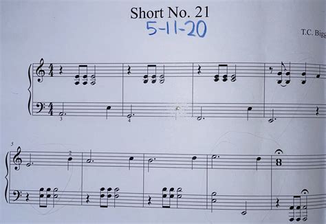 Short No 21 Joshuas Piano Lessons Wiki Fandom