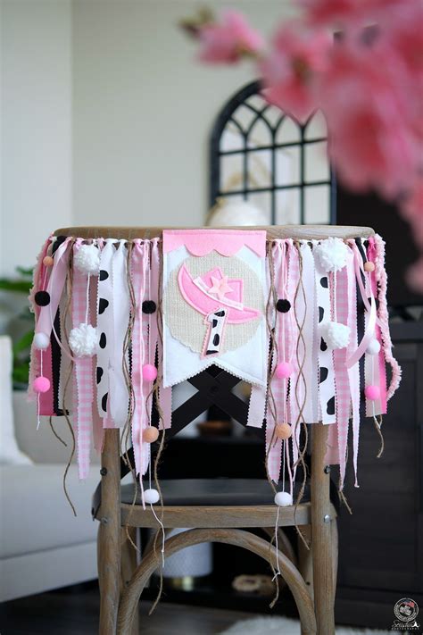Cowgirl Theme One Birthday Birthday Banner First Birthday Cowgirl