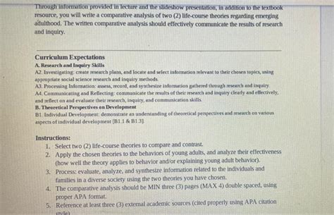 It Should Be A Coparative Analysis For Families In