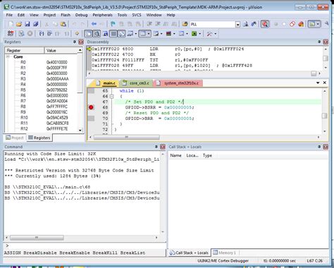 stm32f103c8 can t go main stmicroelectronics community