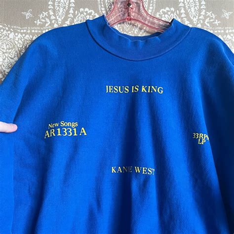 Rare Kanye West Yeezy Jesus Is King Vinyl Crewneck Sw Gem