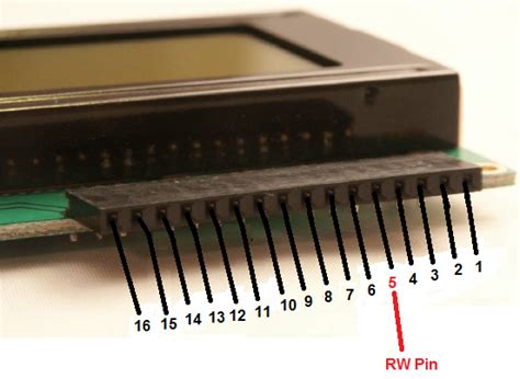 Hd44780 Lcd Readwrite Rw Pin