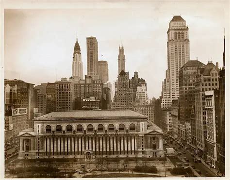 View Of New York Public Library Old Historic Photo 9 00 Picclick Au