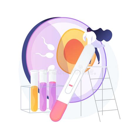 Infertility Diagnosis Abstract Concept Vector Illustration Stock