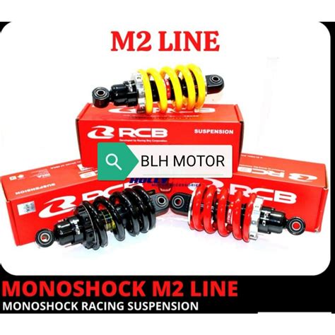 100 ORI RCB M2 LINE MONOSHOCK PREMIUM YAMAHA HONDA SYM 135LC Y15 Y16