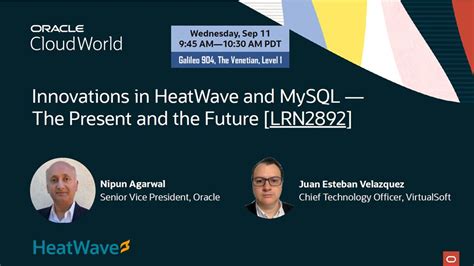 oraclecloudworld oci heatwave genai aws oltp olap lakehouse datalake objectstorage