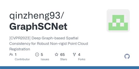 Github Qinzheng93graphscnet Cvpr2023 Deep Graph Based Spatial