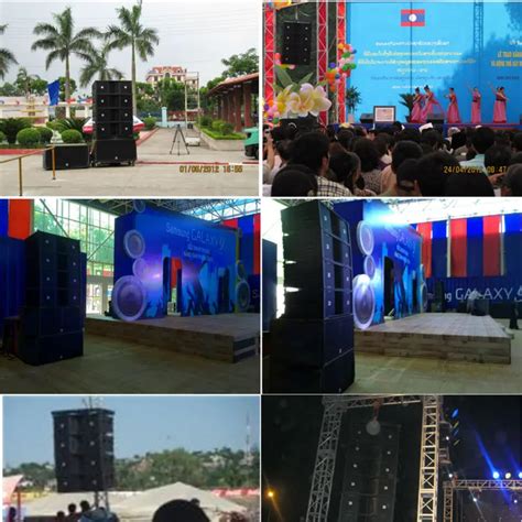 New Line Array Models Wide Spread Sound Music System View Line Array