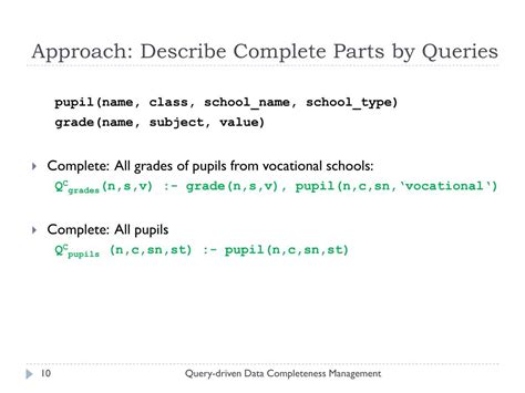 ppt query driven data completeness management powerpoint