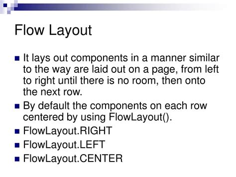 Ppt Enhancing Java Ui With Layout Managers A Comprehensive Guide Powerpoint Presentation Id