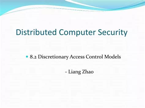 Ppt Distributed Computer Security Powerpoint Presentation Free