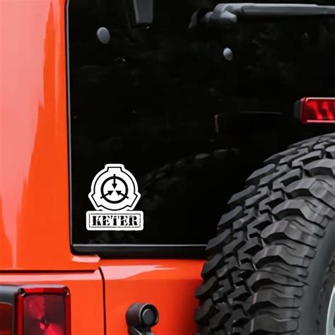 Scp K E T E R Level Sign Vinyl Decal Sticker Custom Truck Window