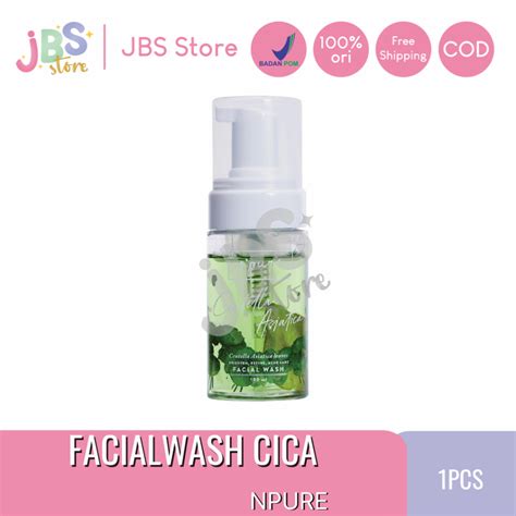 Jual JBS STORE NPURE Cica Facial Wash Npure Npure Anti Acne Facial Foam Shopee Indonesia