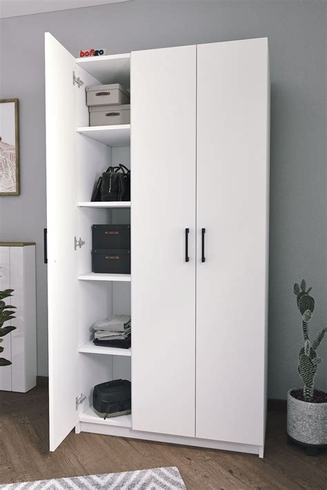 Bofigo Home Outdoor You Bofigo 3 Kapaklı 8 Raflı Gardırop