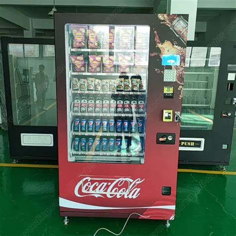 Self Service Snack And Soft Drink Combo Vending Machines Vending