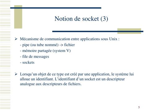 Ppt Les Sockets Unix Powerpoint Presentation Free Download Id505166