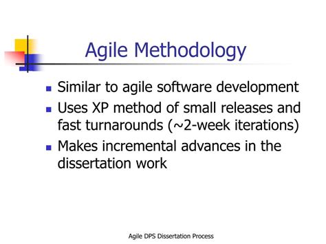 Ppt The Agile Approach To The Dps Dissertation Process Powerpoint