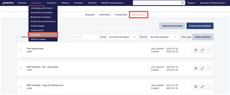 Sms Templates Ometria Help Centre