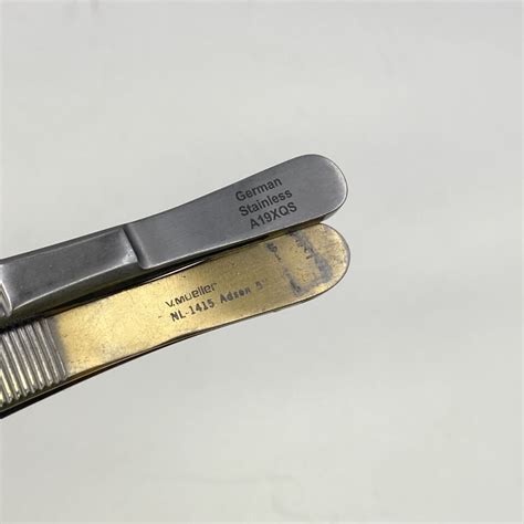 Used V Mueller Set Of 23 Various Surgical Forceps Tissue Debakey