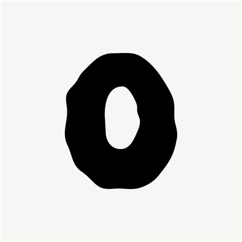 0 Number Zero Distorted Arabic Premium Vector Rawpixel
