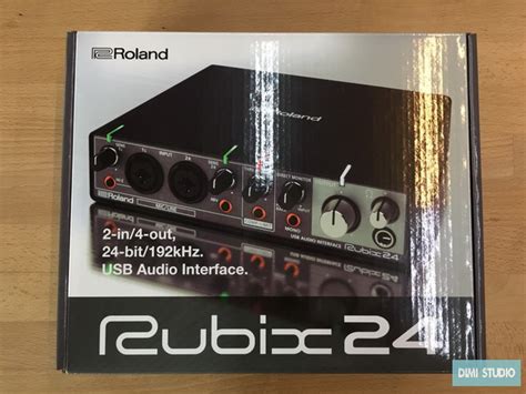 Roland Rubix24 錄音介面，支援直播、影片教學錄製，內建防爆音壓縮器 - 帝米數位音樂