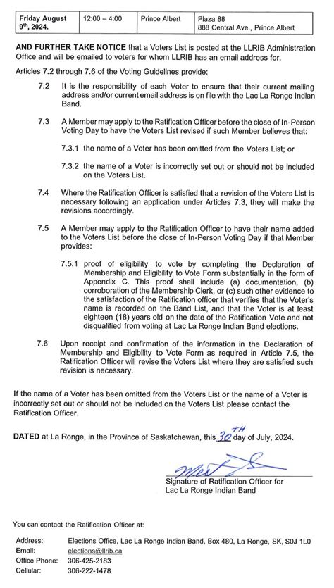 Agricultural Benefits Ratification Vote “cows And Plows” Lac La