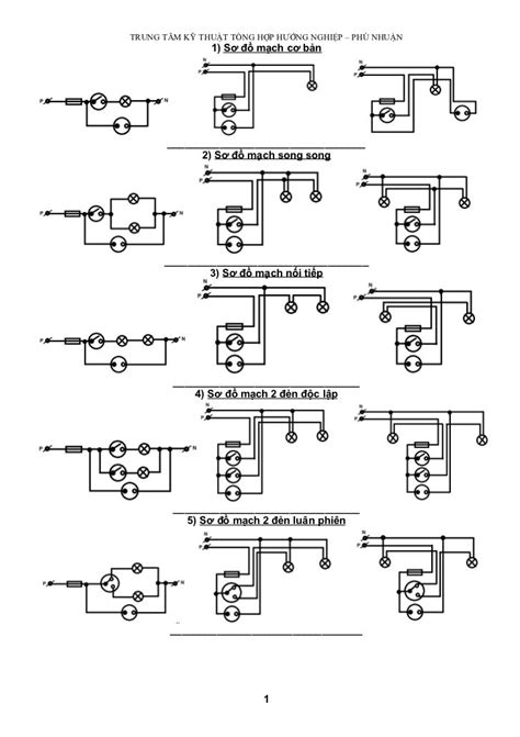 Các sơ đồ mạch điện Electricity Education Diagram
