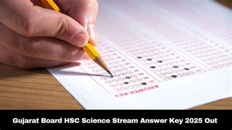 GSEB Gujarat Board HSC Science Stream Provisional Answer Key Released At Gseb Org Direct