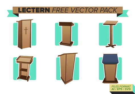 Lectern Free Vector Pack Download Free Vectors Clipart Graphics