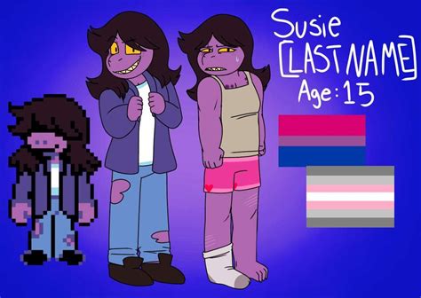 Susie Reference Sheet Deltarune Amino