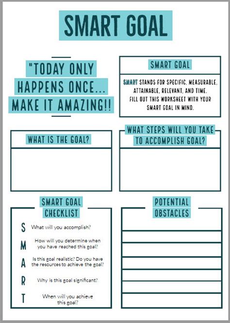 Smart Goals Workbook For Entrepreneurs Your Ultimate Guide To Success Etsy Smart Goals