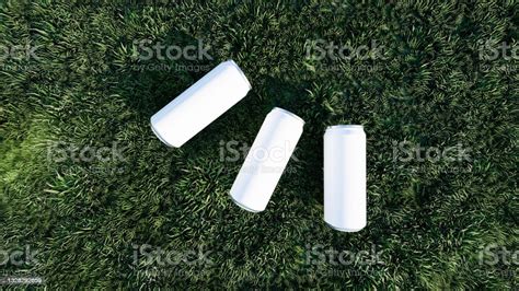 흰색과 은 캔의 3d 렌더링의 모형 사진 0명에 대한 스톡 사진 및 기타 이미지 0명 강철 공란 Istock