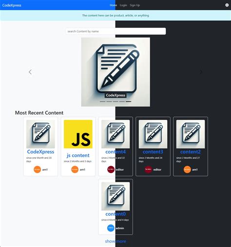 Codexpress Mern Stack Web App Template By Amcodes Codester