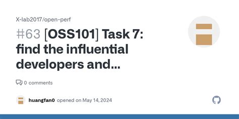 [oss101] task 7 find the influential developers and repositories in github open source