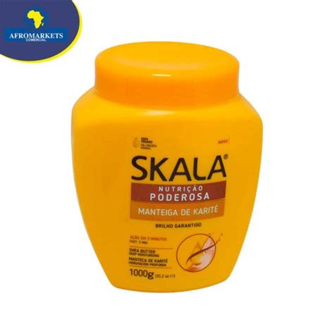 Skala Nutrição Poderosa Creme de Tratamento Manteiga de Karité 1kg Afromarkets