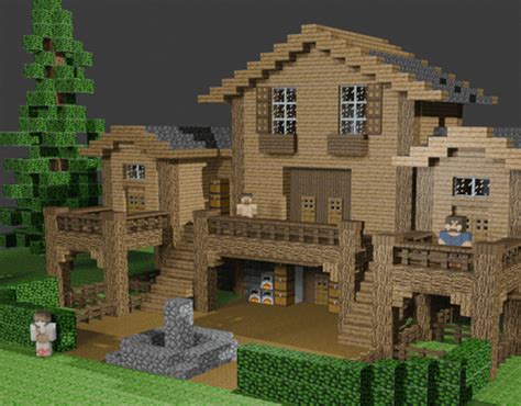 3d Minecraft Modeling 4 Images Behance