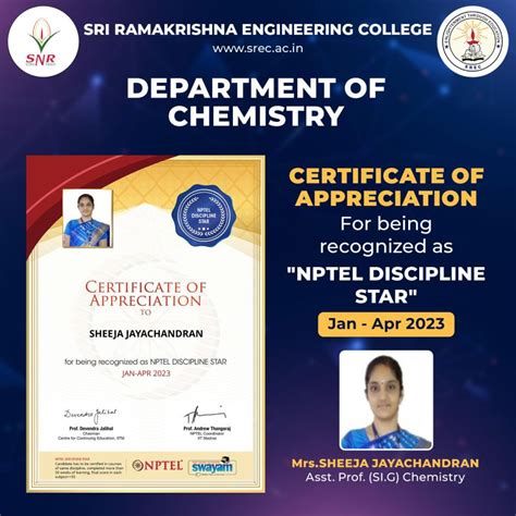 Sri Ramakrishna Engineering College On Linkedin Srec Chemistry Sriramakrishnaengineeringcollege…