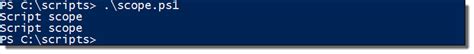 The Powershell Variable Scope 4sysops
