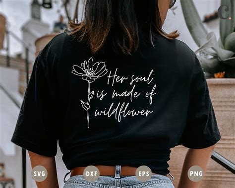 Wildflower Quote SVG Bundle Botanical SVG Spring Quote SVG - Etsy