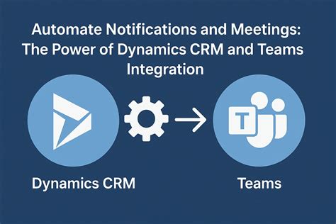 Dynamics Crm And Teams Integration Automate Meetings Sky Soft